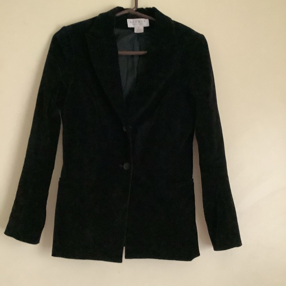 Hennes | Jackets & Coats | Hennes Collection Black Velvet Blazer | Poshmark